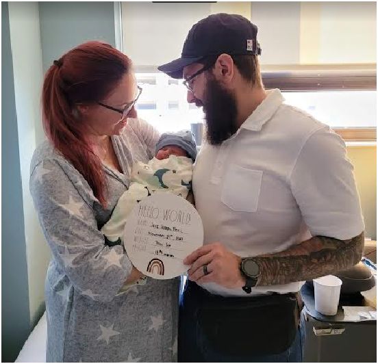 Got another one: Another grand nephew. Jace Joseph. Born on 11/19...