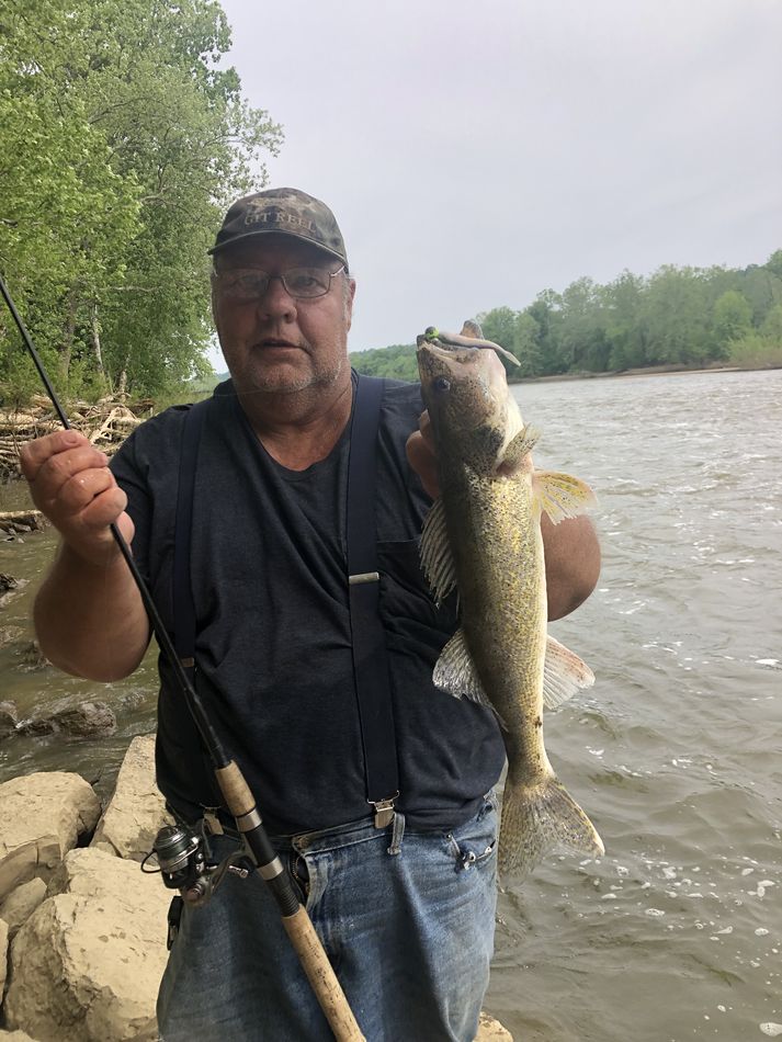 The eyes have it: Tried a new spot today on the muskingum river. Got a ...