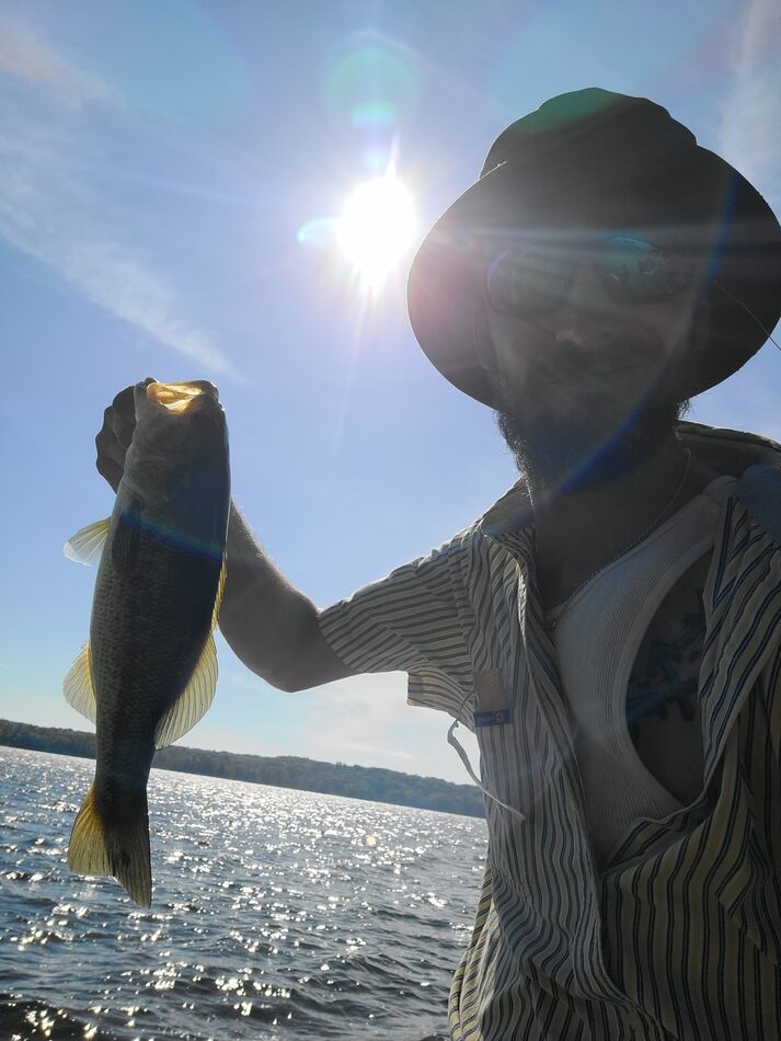 Hamlin lake, Ludington mi: Almost nearing end of trip. Been fishing ...