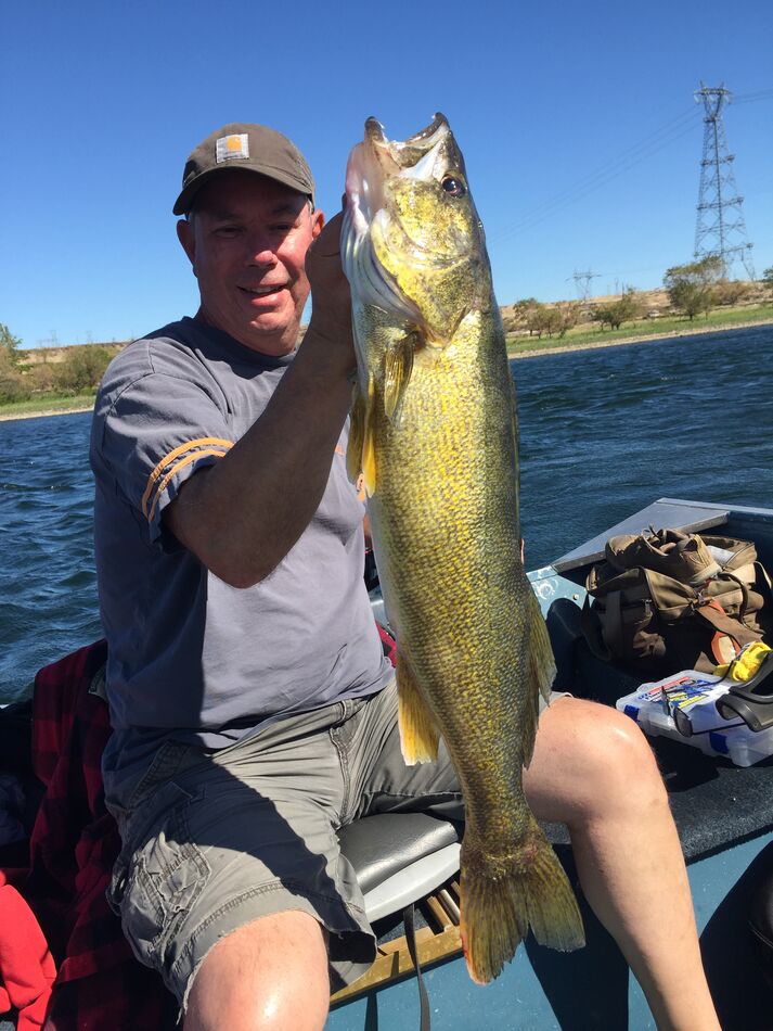 Great day on the river: 1. Caught two Steelhead, 2 bass, a walleye and ...