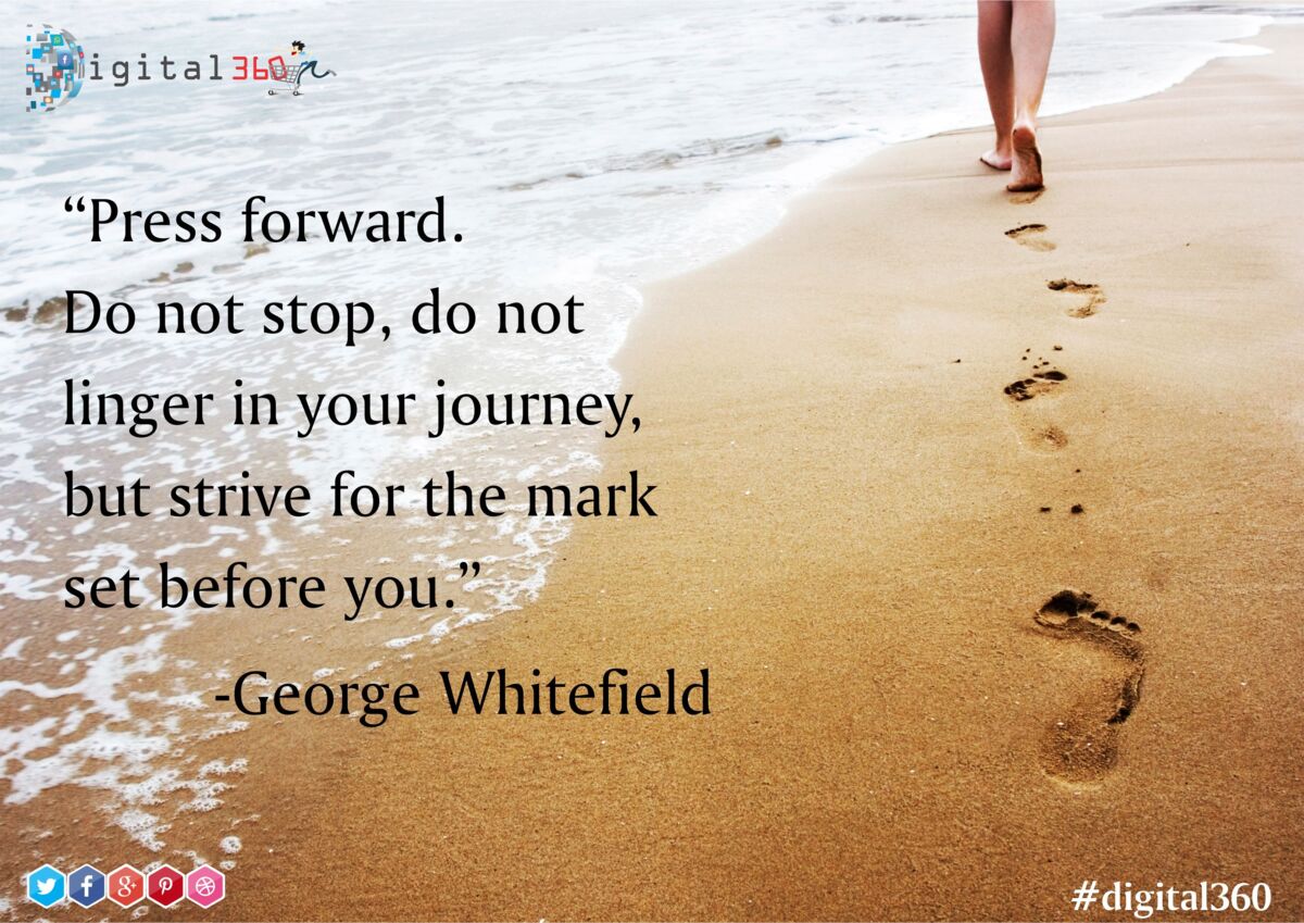 Thought for Today 11/10/2023: “ Press Forward “ Easy to say is it not ...