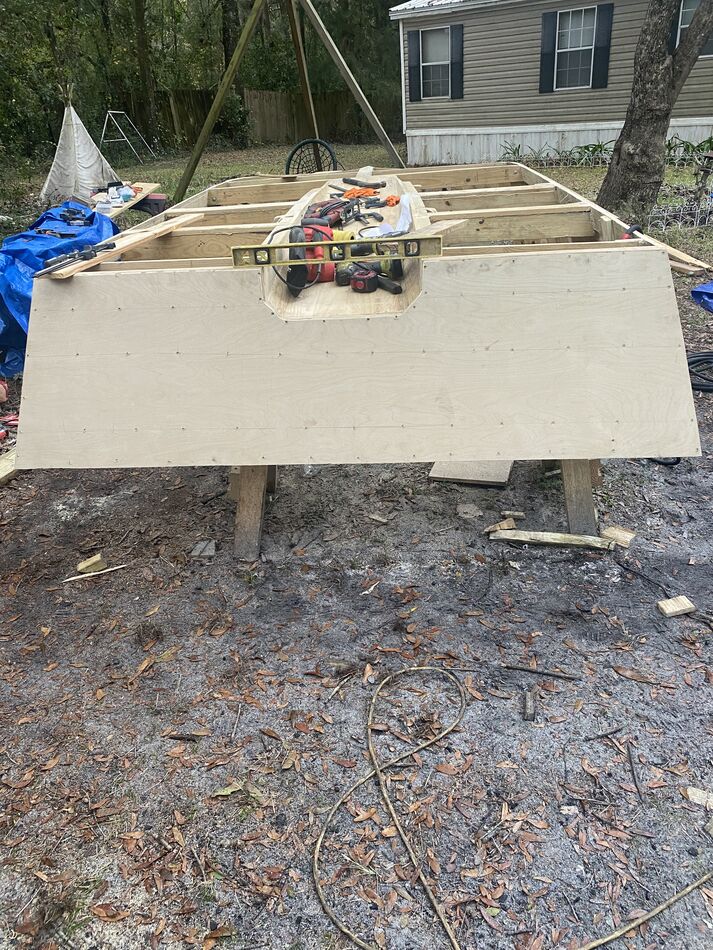 More pictures of new boat build: It has progressed a little more. Will ...