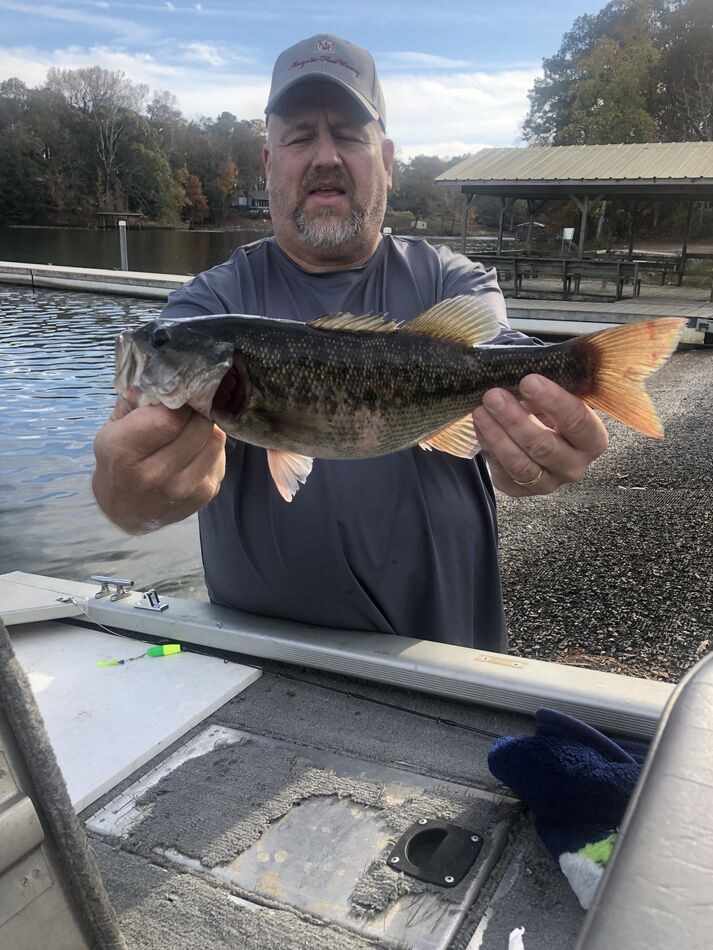 Saturday catch: New boat, first bass...