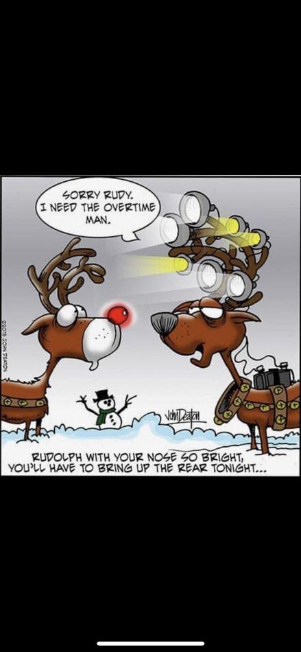 Christmas funny 12/17: Poor Rudy 😞...