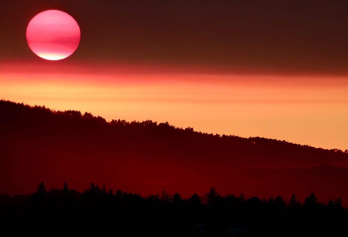 Photo of the Day # 221: Love the colors. Hope you enjoy. A sunset over ...