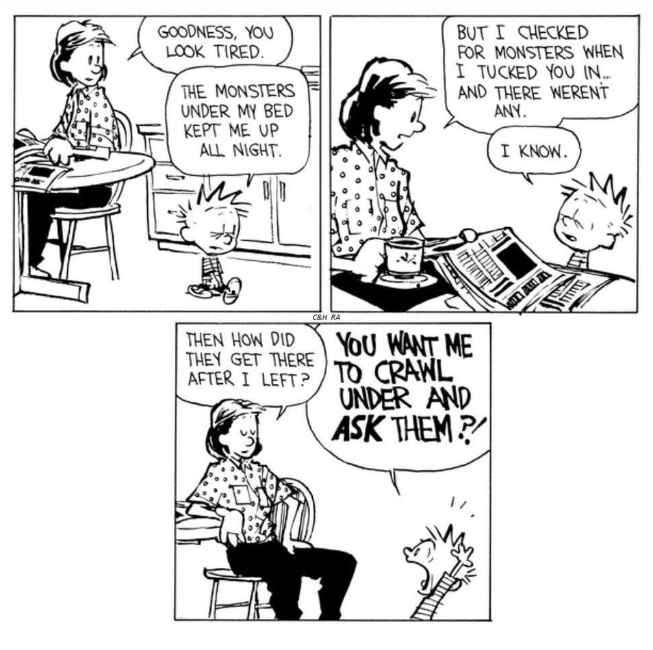Yesterday I posted signs, today. I’ll post some more Calvin and he’ll ...