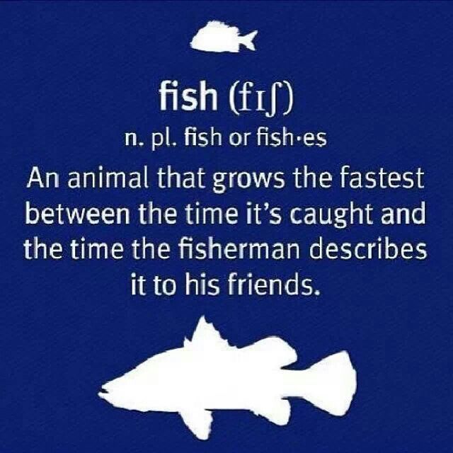 Fish: By definition...