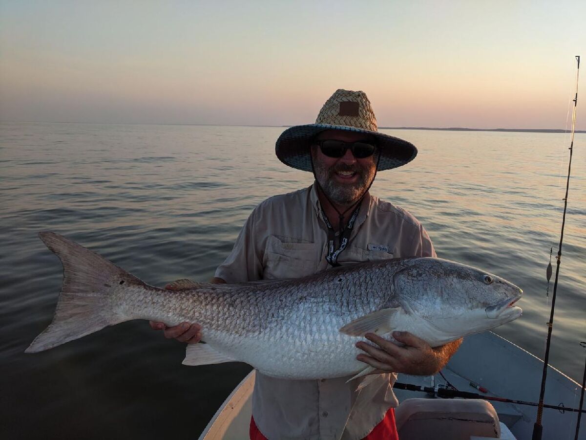 Redfish! A friend of mine sent this picture from the west shore of the ...