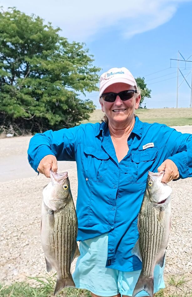 Beating the heat with wipers: These were fun to catch. Spastic fish ...