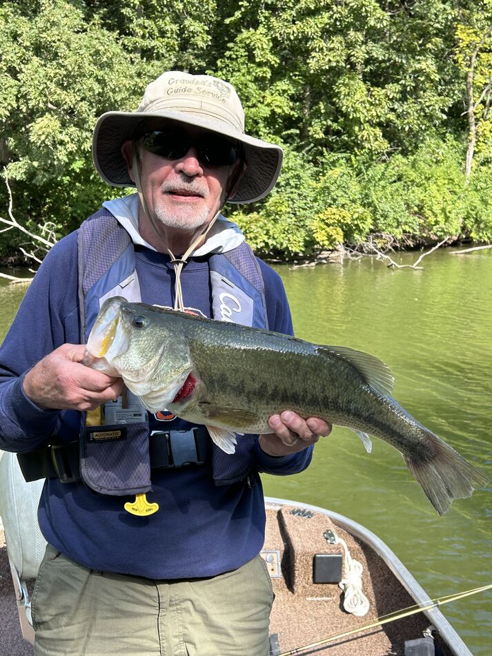 Did OK Today: We finally got out fishing. Only one fish yesterday, but ...