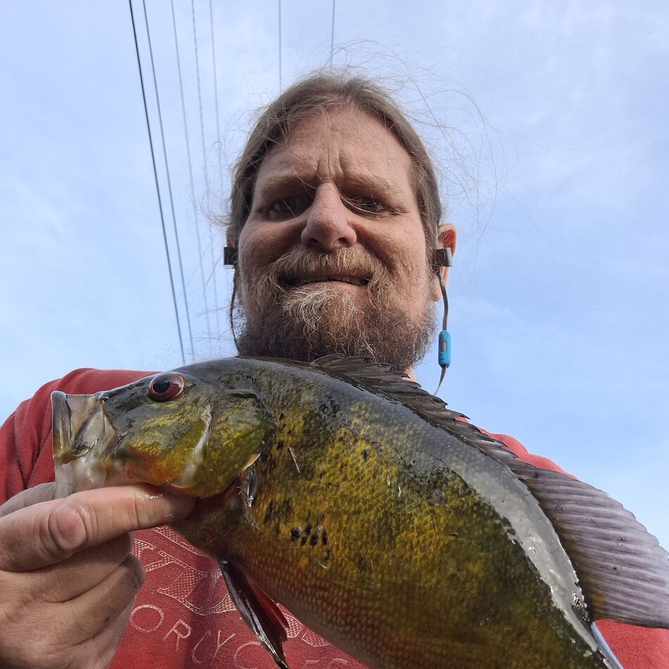 Winter peacock bass: Non stop bite with a beetle spin.