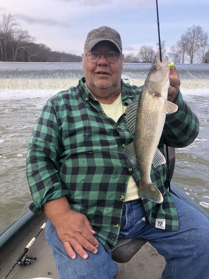 On the river today: Fished the muskingum river today got a few one nice ...