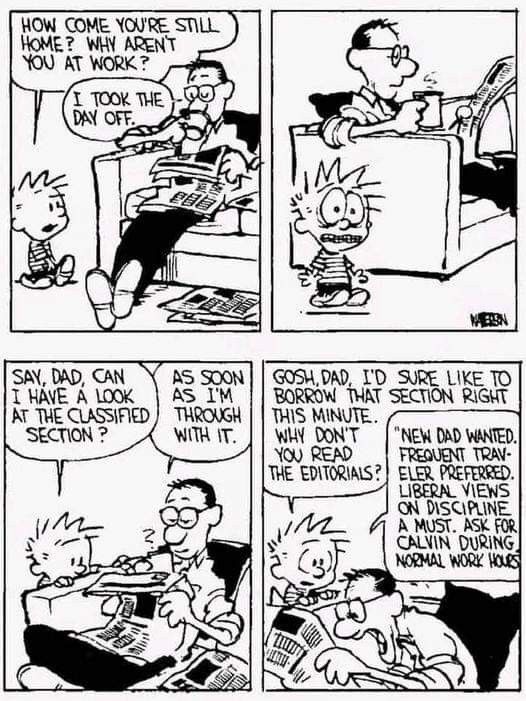 It’s a Calvin day: Everyday???? Well, today anyway😆😆...