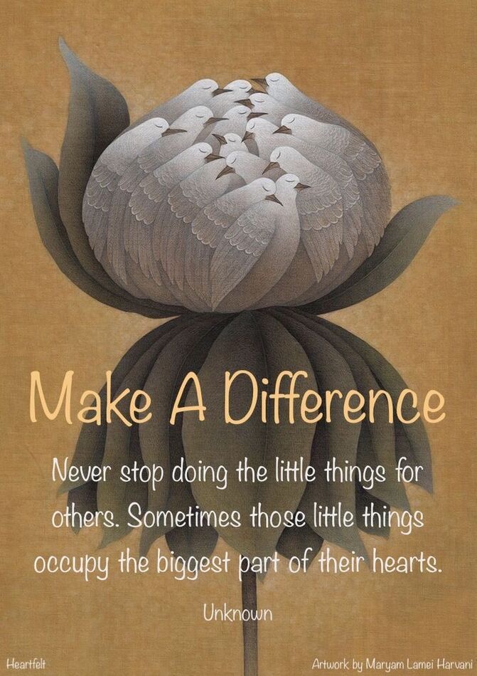 Thought for Today 2/2/24: All those little things add up. A smile, a ...