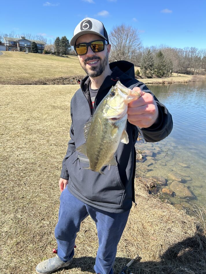 Beautiful day but the catching not so much: Son Gregg and I headed out ...