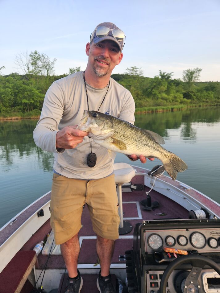 Sayers lake: Got a few nice ones Monday,the bass bite was good Monday ...