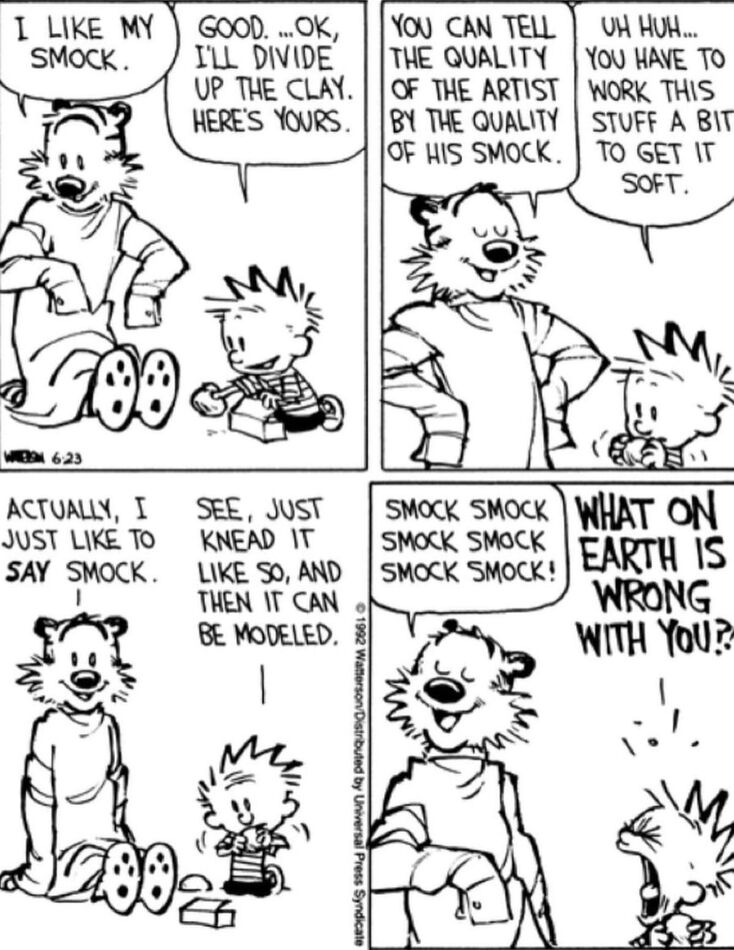 Take a break: To laugh at Calvin...
