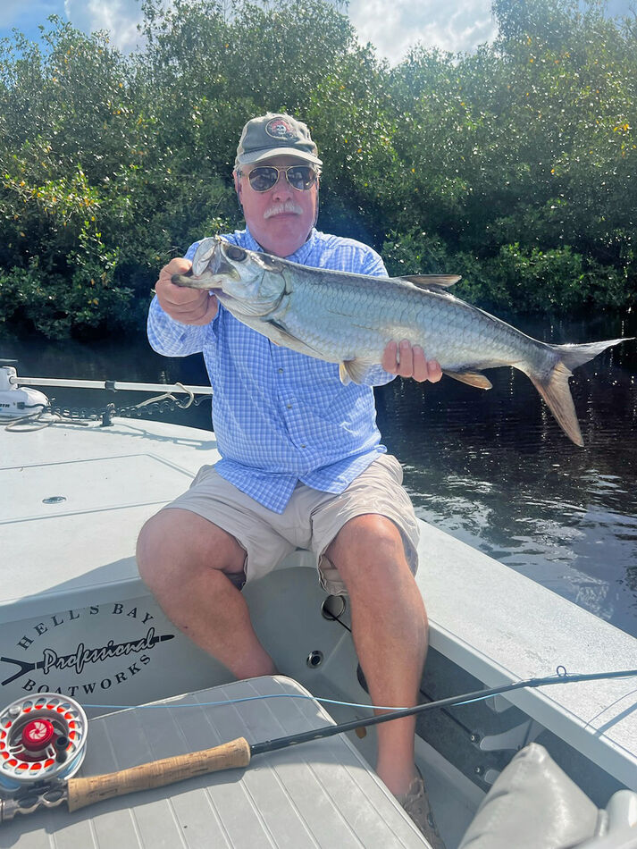 Tarpon near Fakahatchee Bay: Hooked 6, boated 2, all on 8wt fly rod ...