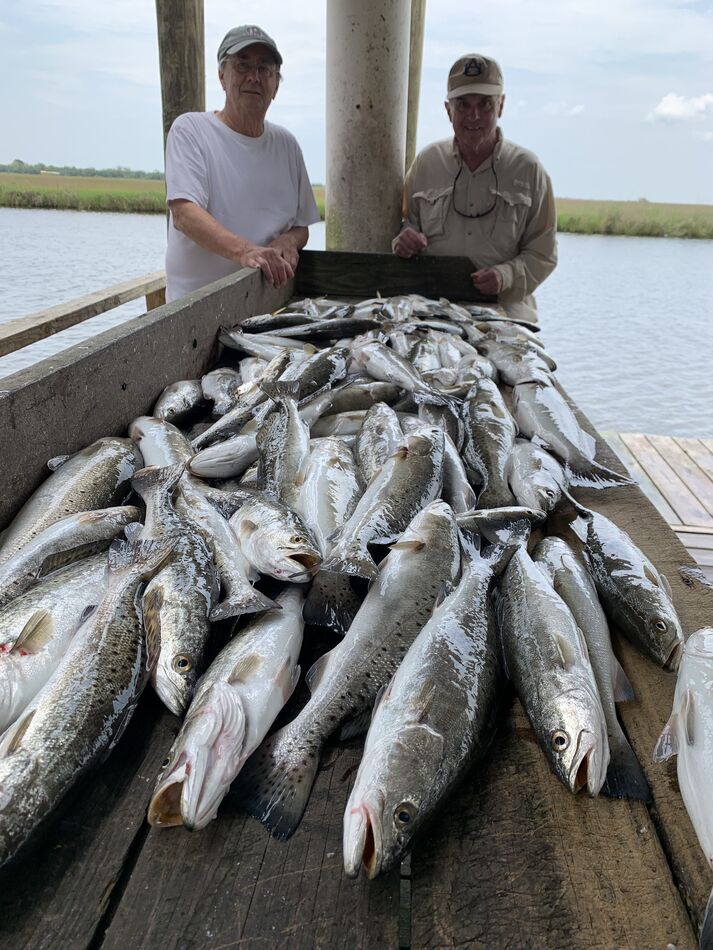 Port Sulphur Specs: Guided trip 25 fish limit per person.