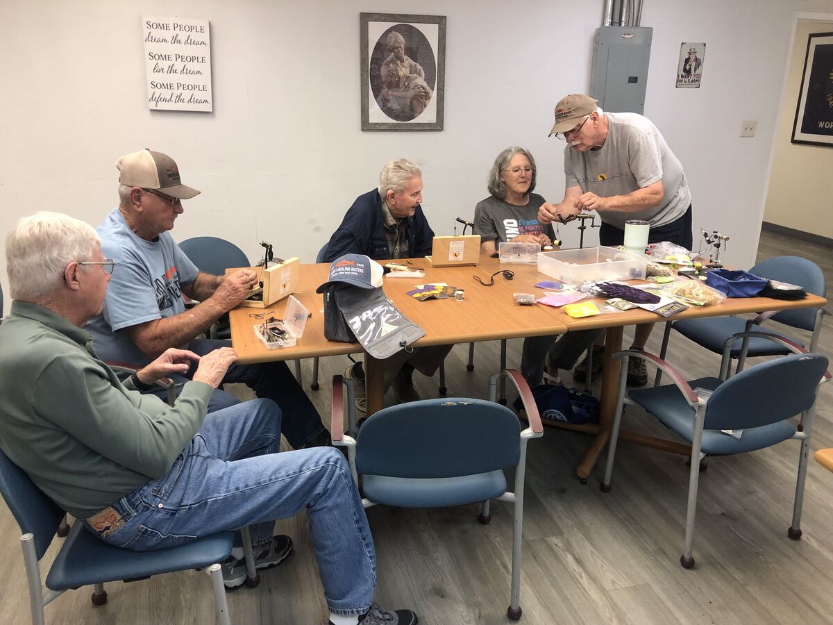 PHW Murfreesboro, Tn. Fly tying: Thirteen of our veterans and ...