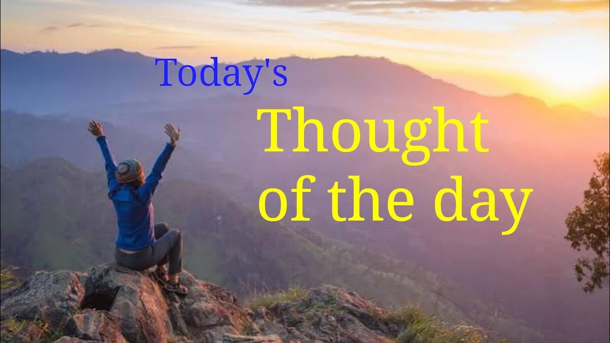 Thought for Today 11/19/2025: For years now Wulffy and myself have ...