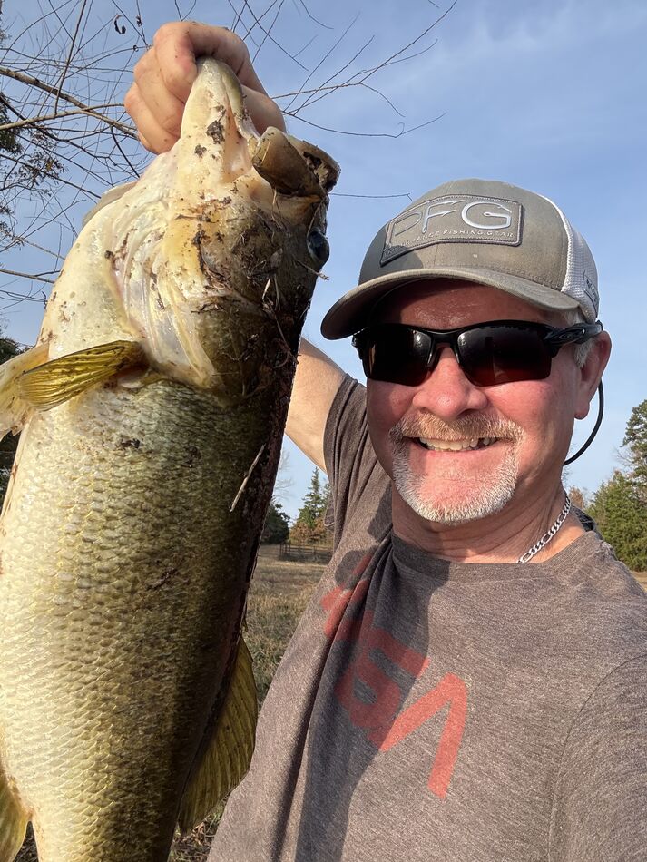 Birthday bass in Dad’s memory: Got out to the pond today, first time in ...
