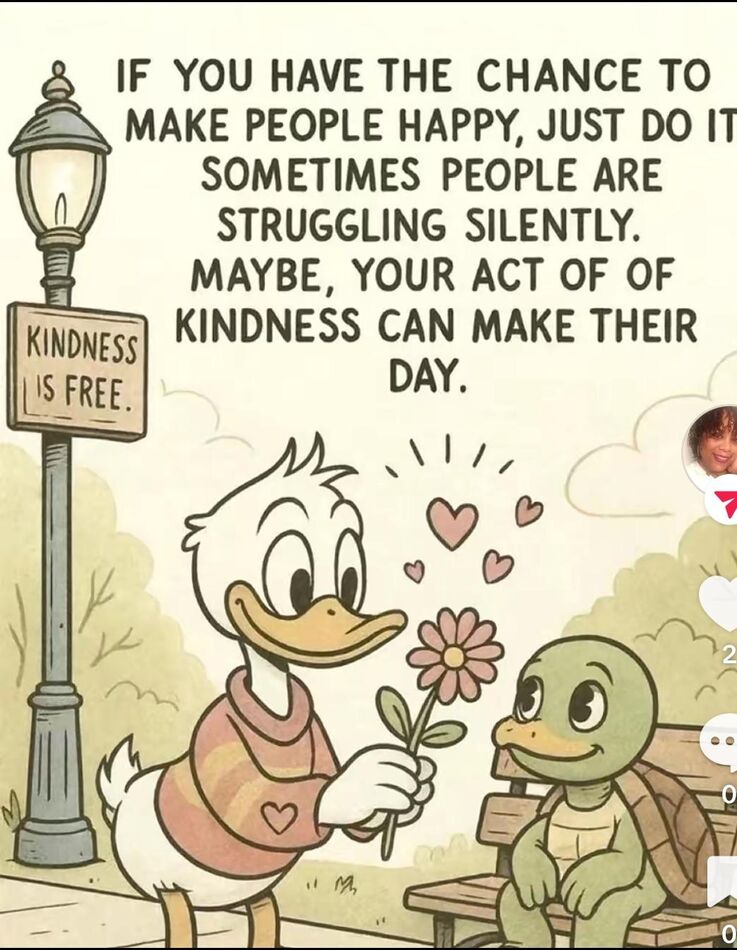 Thought for Today 11/22/2025: Just because it is Saturday, kindness ...