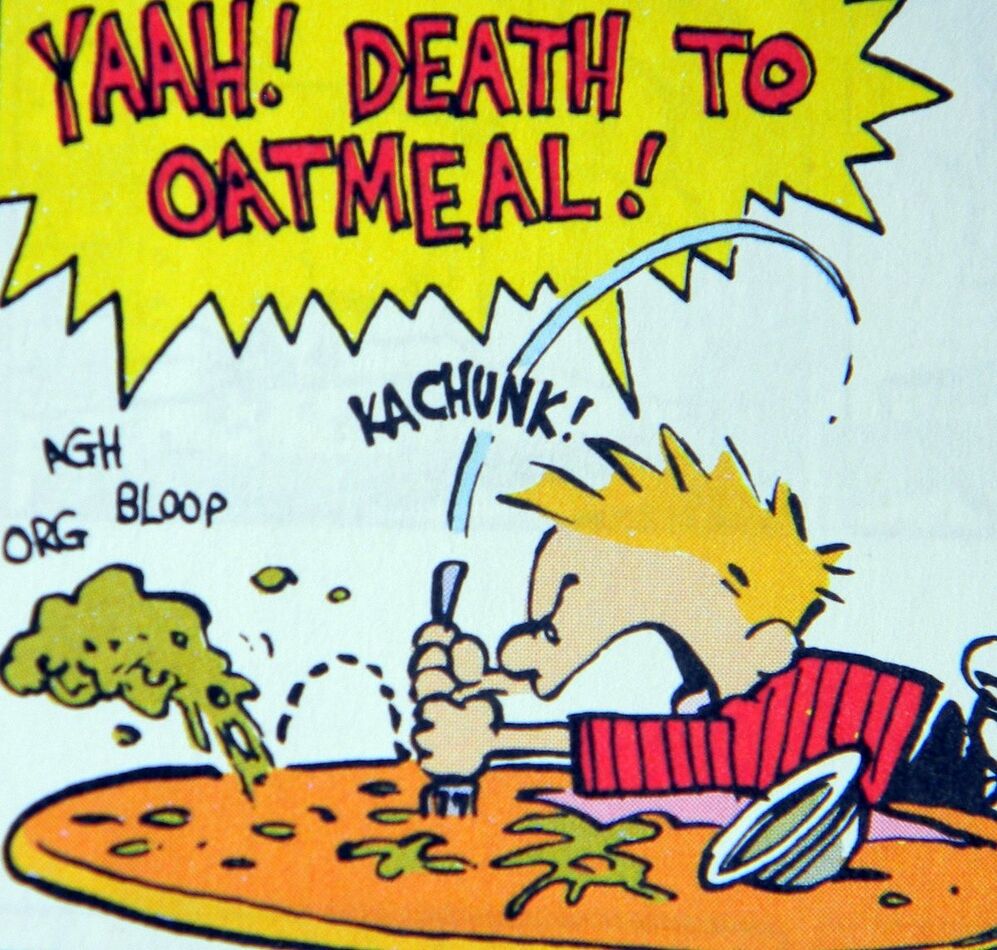 Food and Table manners: ala Calvin...