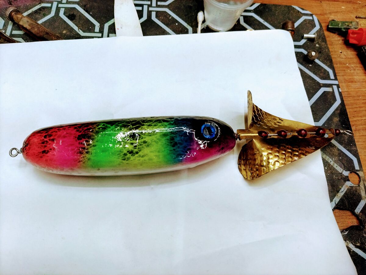 new lure design: I created a new topwater bait yesterday kind of a ...
