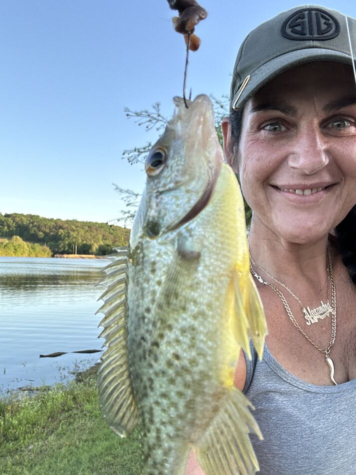 I caught a bass fish last summer: I caught many bass fish off my ...