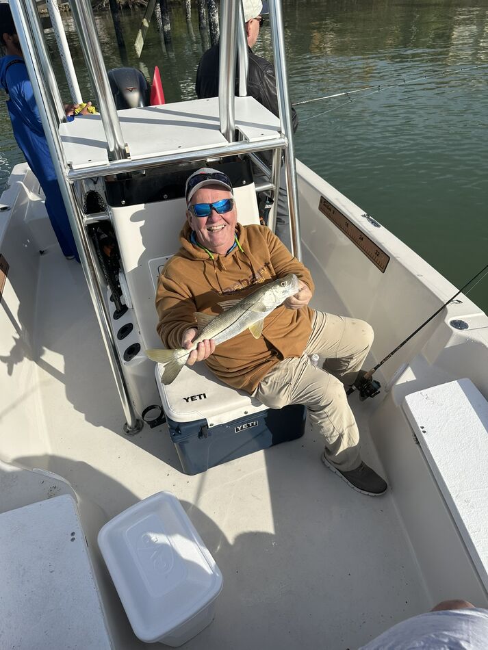 Snook: Snook caught in Sarasota bay on 3/7/25. When out with friends ...