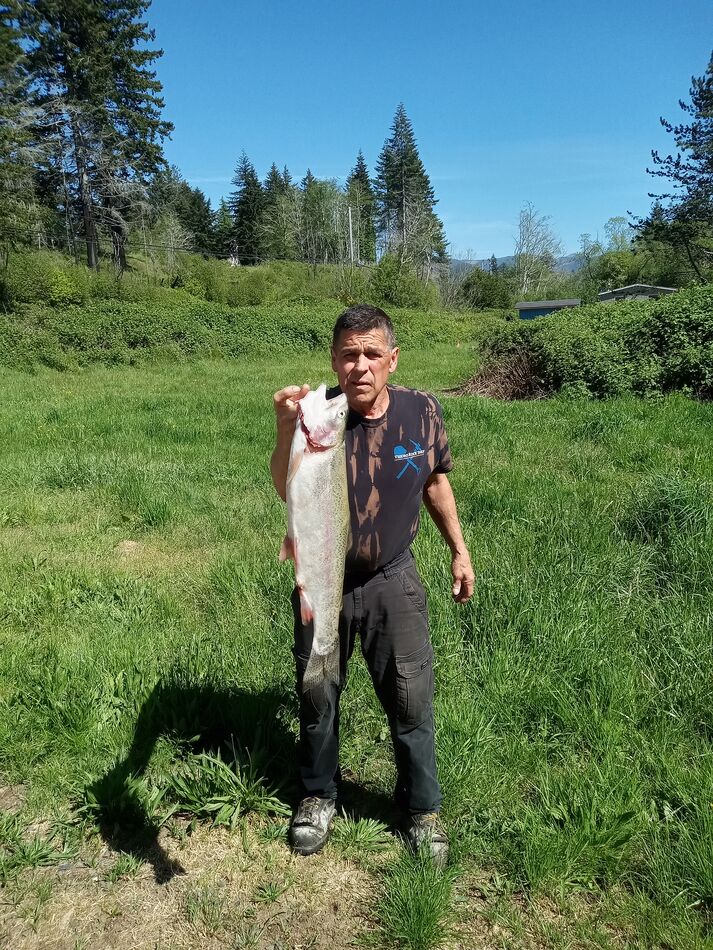 Trout fishing Devils lake Lincoln City: Rainbow Trout lite Rod&Reel ...