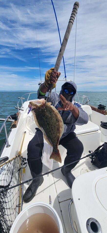 Bay halibut fishing: Last Thursday stuck 2 nice California halibut in ...