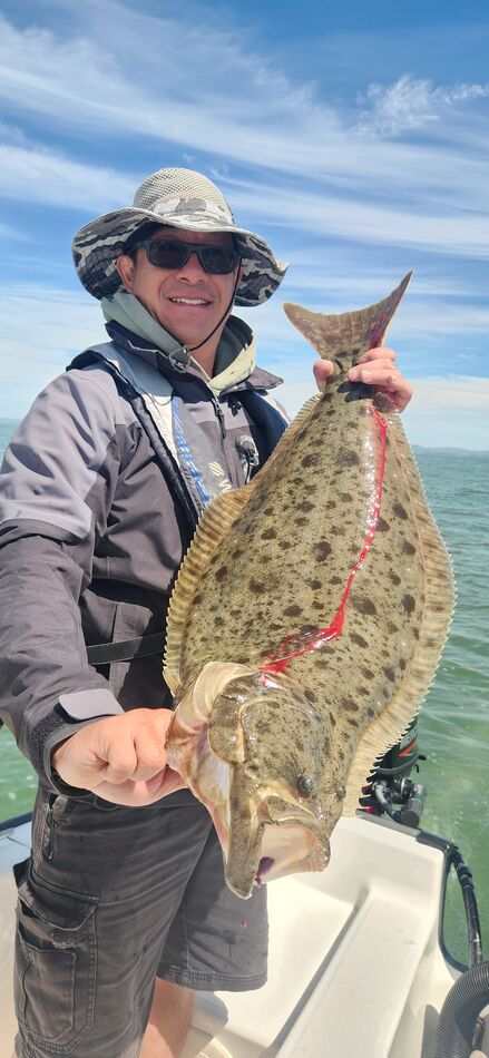 Bay halibut fishing: Last Thursday stuck 2 nice California halibut in ...