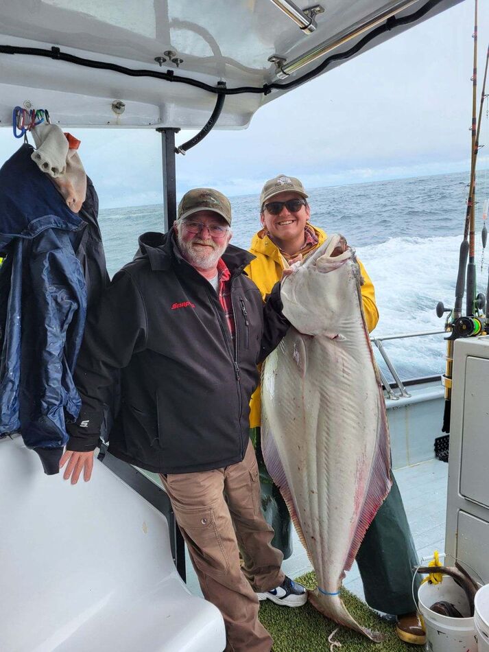 Alaska halibit: 208 lbs...