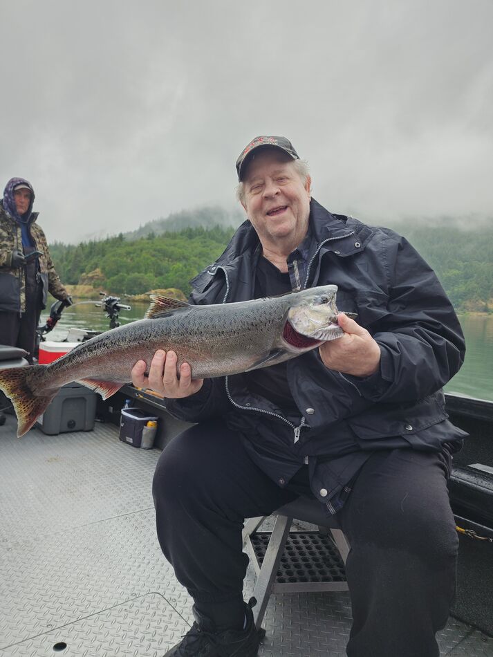 Columbia River Springers (Draino Lake): Spent two days fishing Draino ...