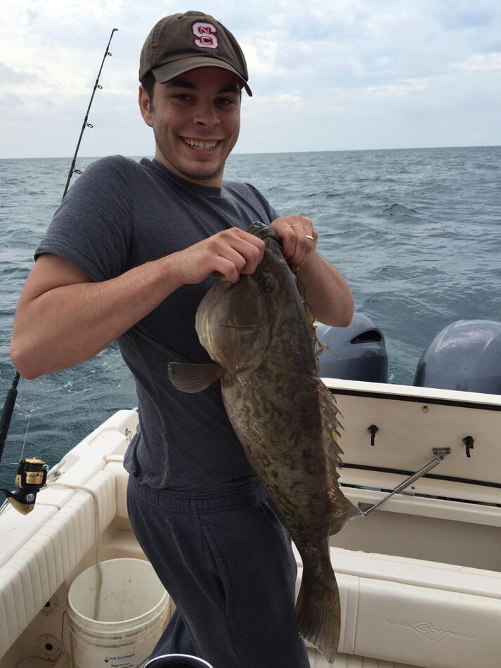 Gag grouper bottom fishing in NC: Bottom fishing on structure using ...