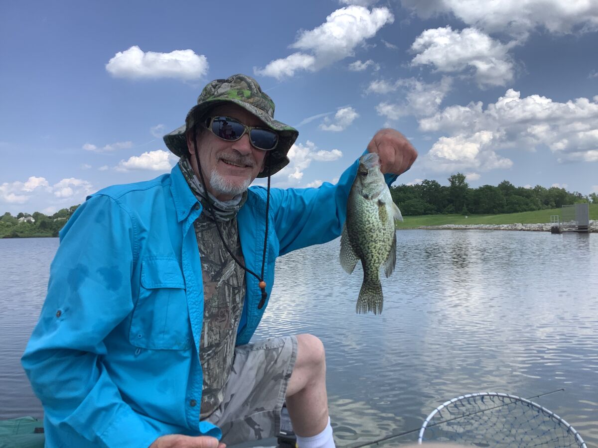 Finally,not having a crappie time. First time me and the wife out on ...