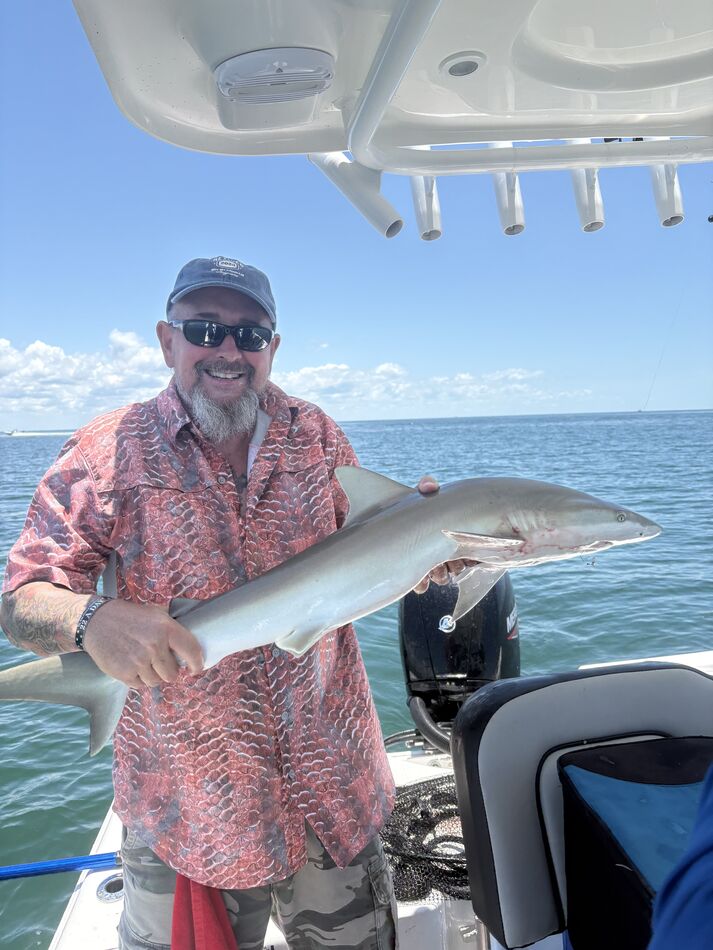 Sharks! Took some neighbors out last week and caught a variety of fish ...