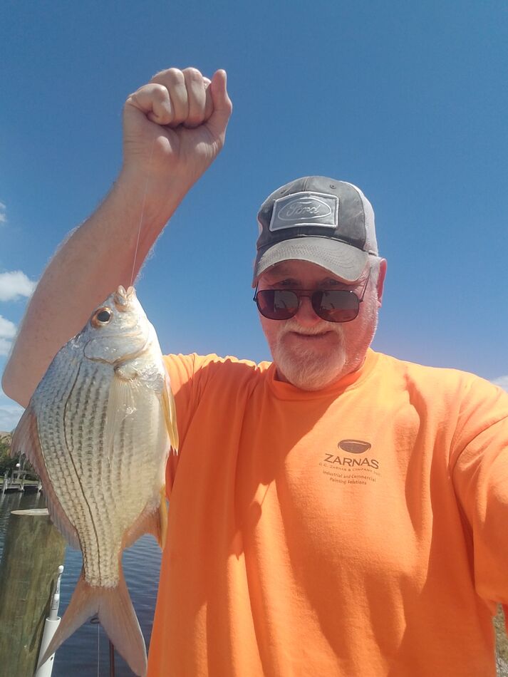 Sand Bream East Spring Lake: Live Shrimp on a circle hook...