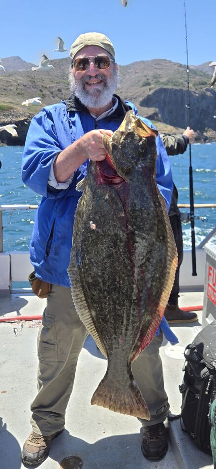 Halibut, Santa Cruz Island: Caught my first two Halibut. Never caught ...