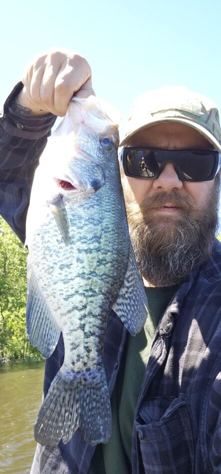 Biggest crappie I ever caught so far: Nice calm day on a small lake ...