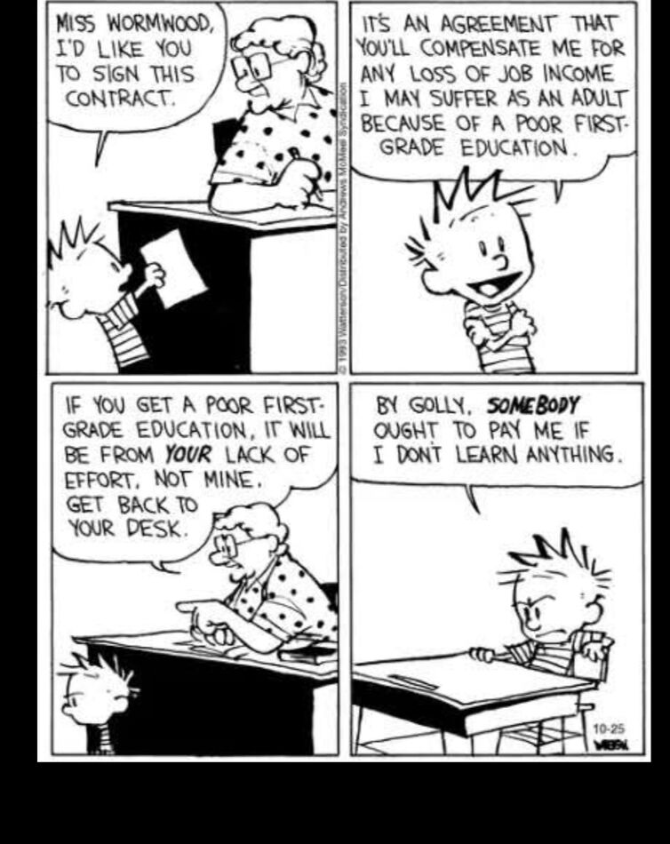 More smiles from Calvin: Calvin adds perspective. Smiles and laughs my ...