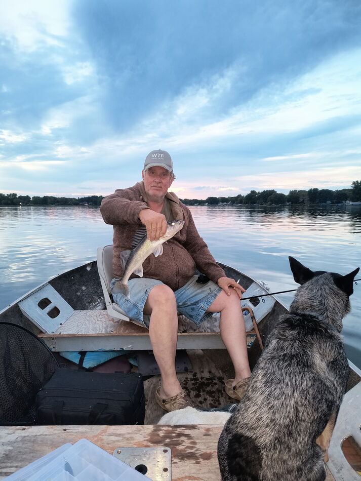 White walleye: I went fishing with my grandson and caught this walleye ...