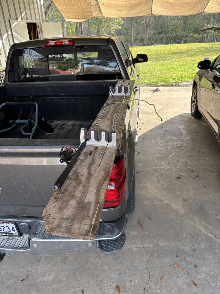 Securing a rod in a truck bed without a rack: I need to transport my ...