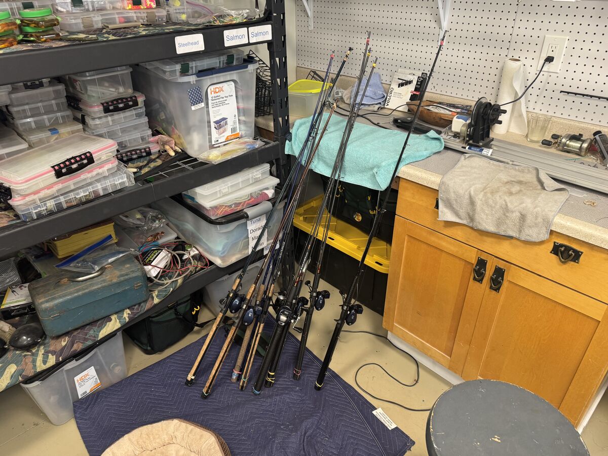 I really need a lot fishing rods: I've been making rods since I was 8 ...