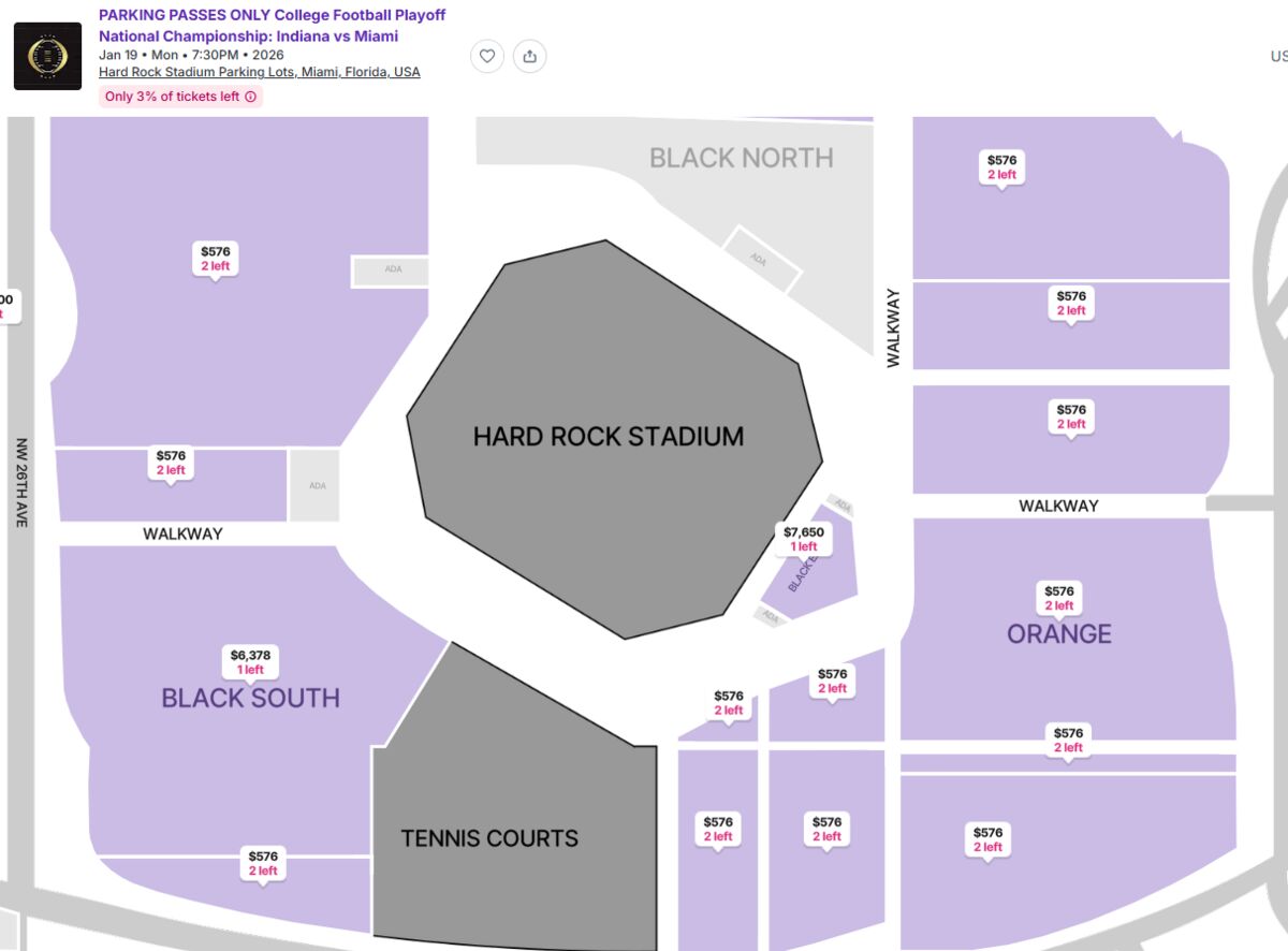 Miami is going crazy for the College Football National Championship! 🏈 ...