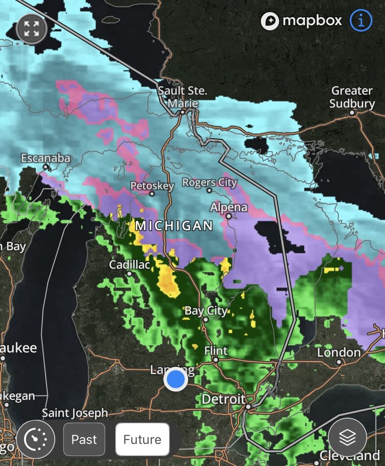 Michigan weather: Today, on the radar we have all the colors of the ...